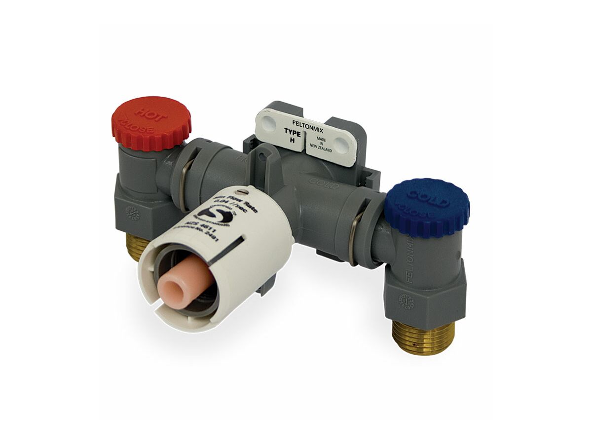 Felton Equal High Pressure Mixing Valve from Reece