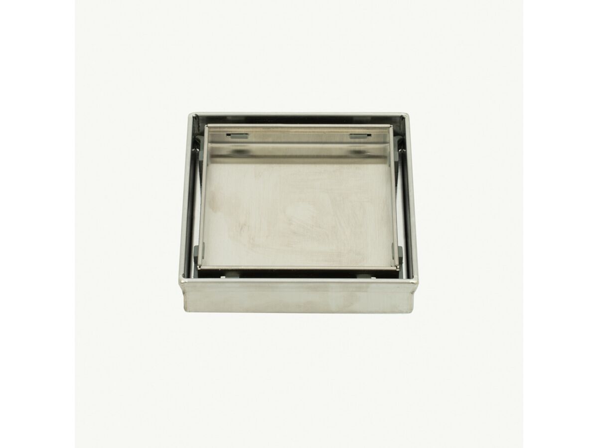 RGS-100 Floor Waste Tile Insert 100mm x 100mm x 50mm Stainless Steel ...