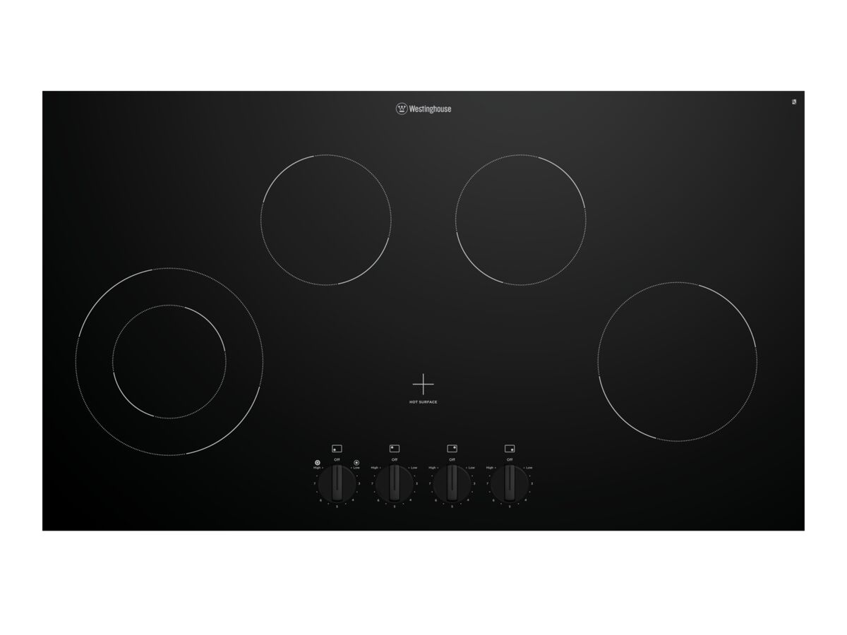 Westinghouse WHC942BC Ceramic 4 Zone Ceramic Glass 90cm Knob Control ...