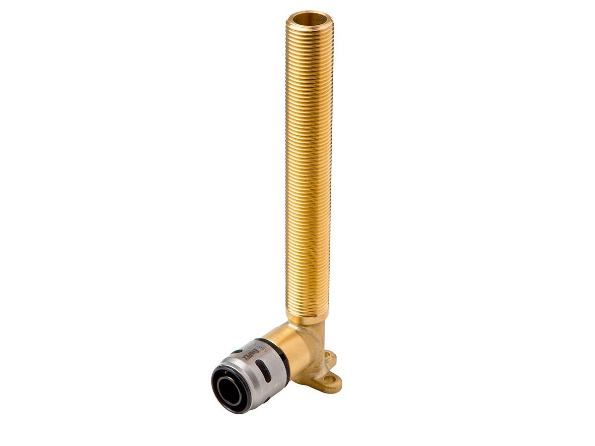 EvoPex 19BP Elbow (185mm Long) 20mm x 1/2" Male from Reece