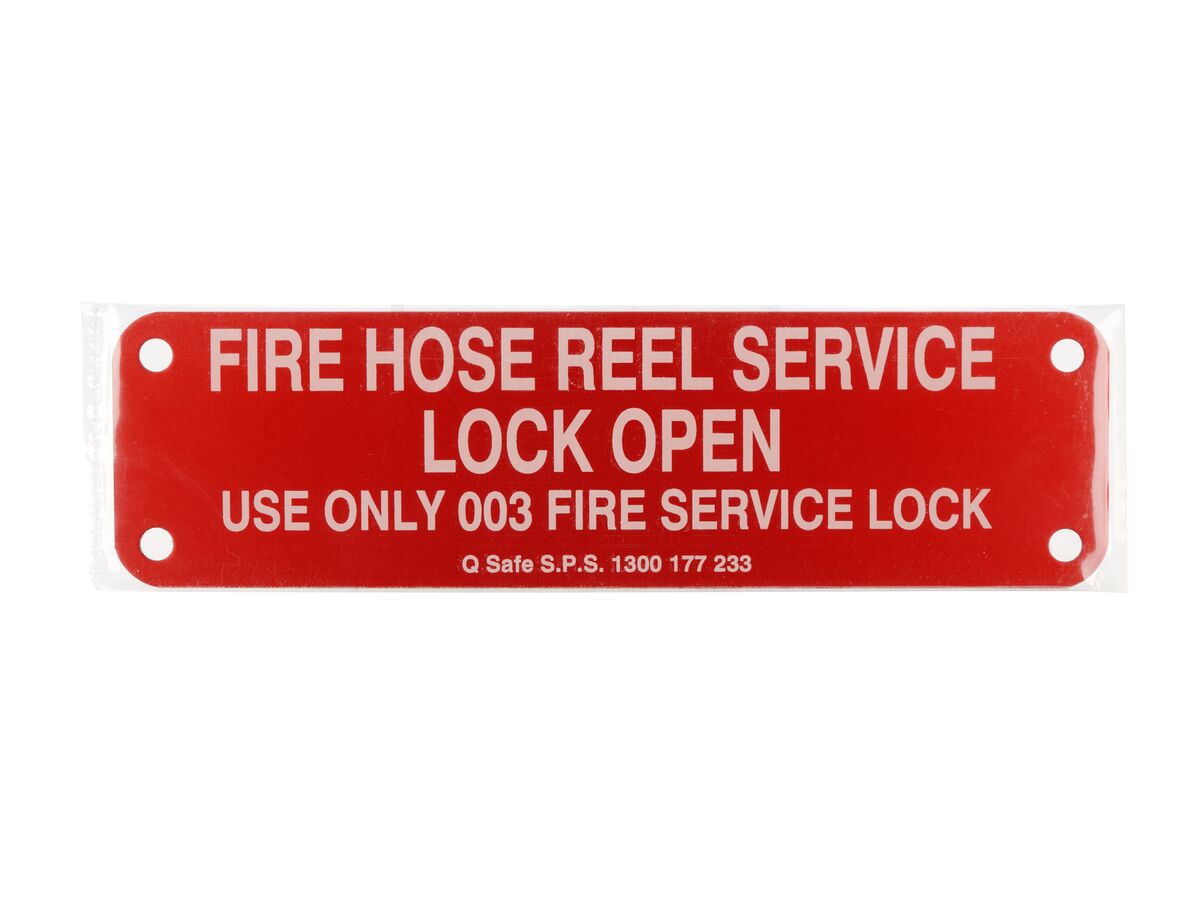Fire Hose Reel Service Lock Open Use Only 003 Fire Service Lock 180 x ...