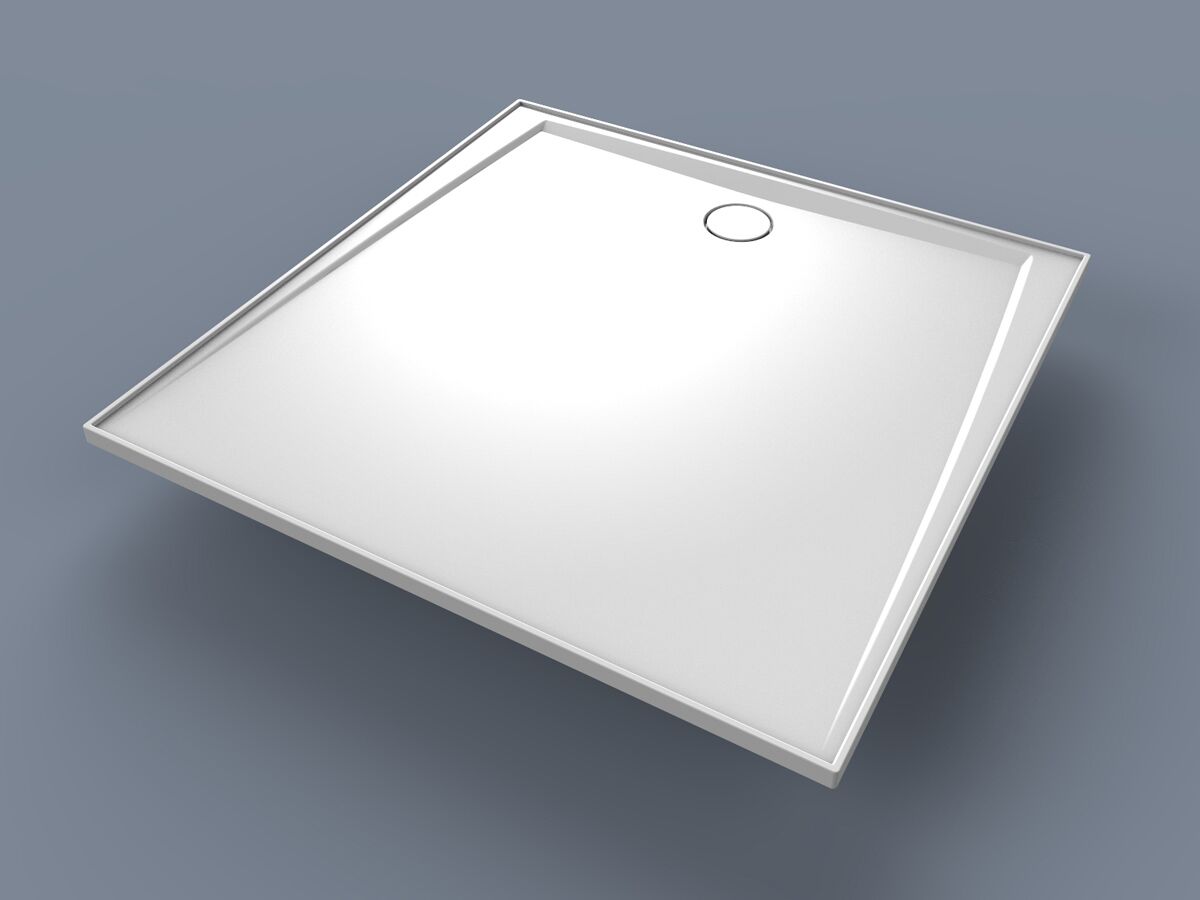 Posh Bristol Torbex Shower Base 1000 x 1000mm White from Reece