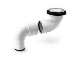 Extendable Plumbdinger with White Waste 40mm from Reece