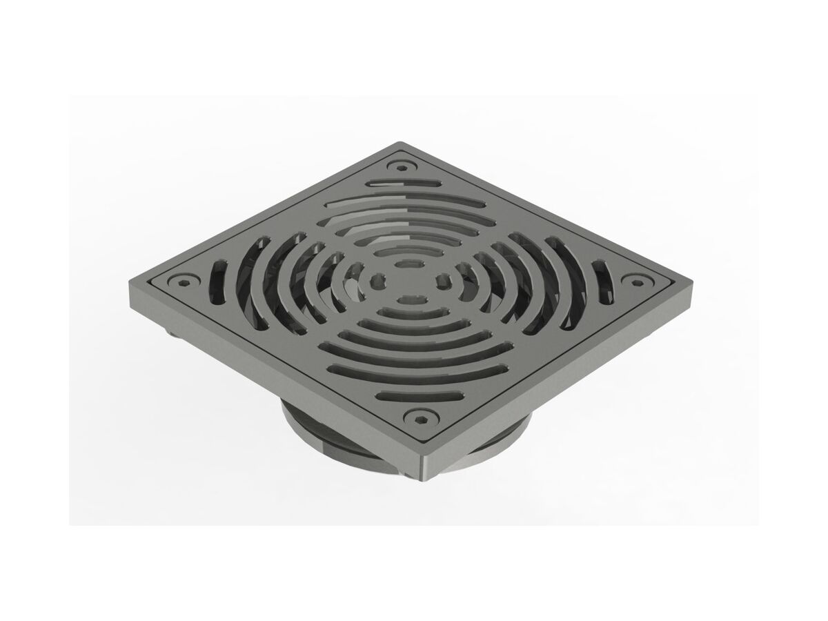 Stainless Steel Heelgrate Floor Drain Grate Square 150mm x 100mm from Reece Stainless Steel Heelgrate Floor Drain Grate Square 150mm x 100mm from Reece