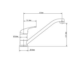 Posh Bristol Sink Mixer Tap Chrome (4 Star) from Reece