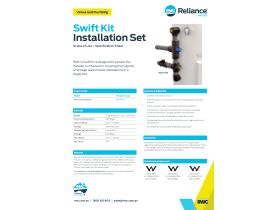 RMC Insulated Hot Water Valve Swift Kit MIXKIT15 from Reece