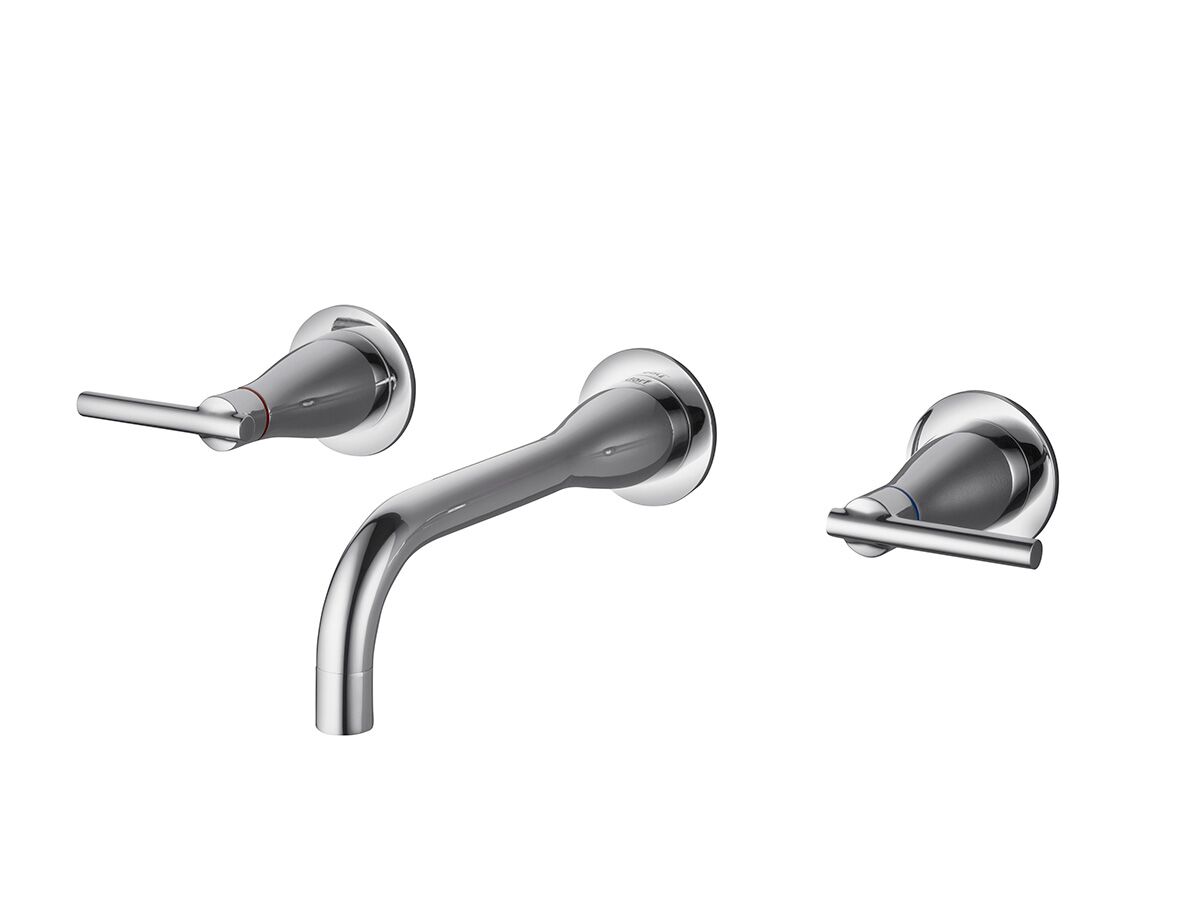 Dorf Pearl Lever Bath Set Chrome from Reece