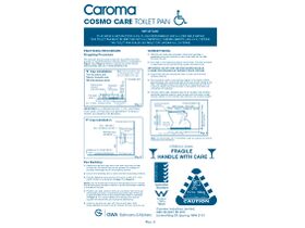 Caroma Cosmo Concealed Care Pan S Trap White (3 Star) from Reece