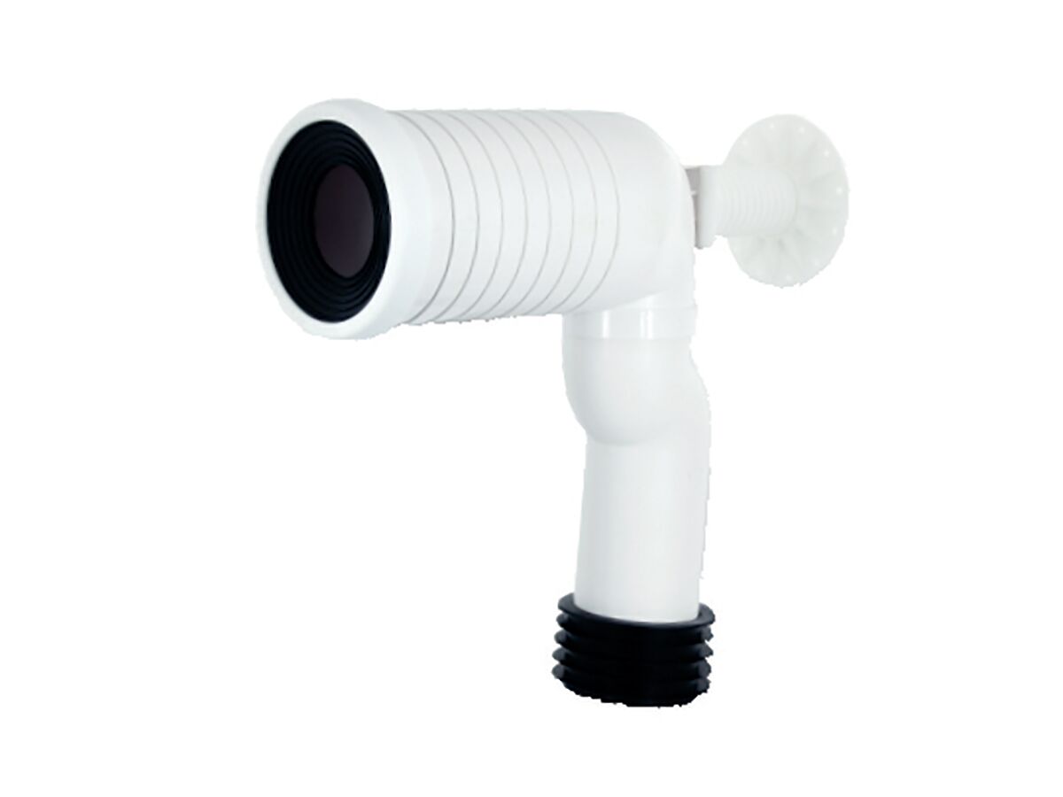 Plastec Pan Connector Various Adjustable Setout from Reece