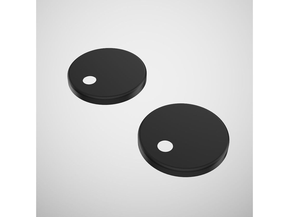 Caroma Urbane II Hinge Cover Caps Matte Black (Pair) from Reece