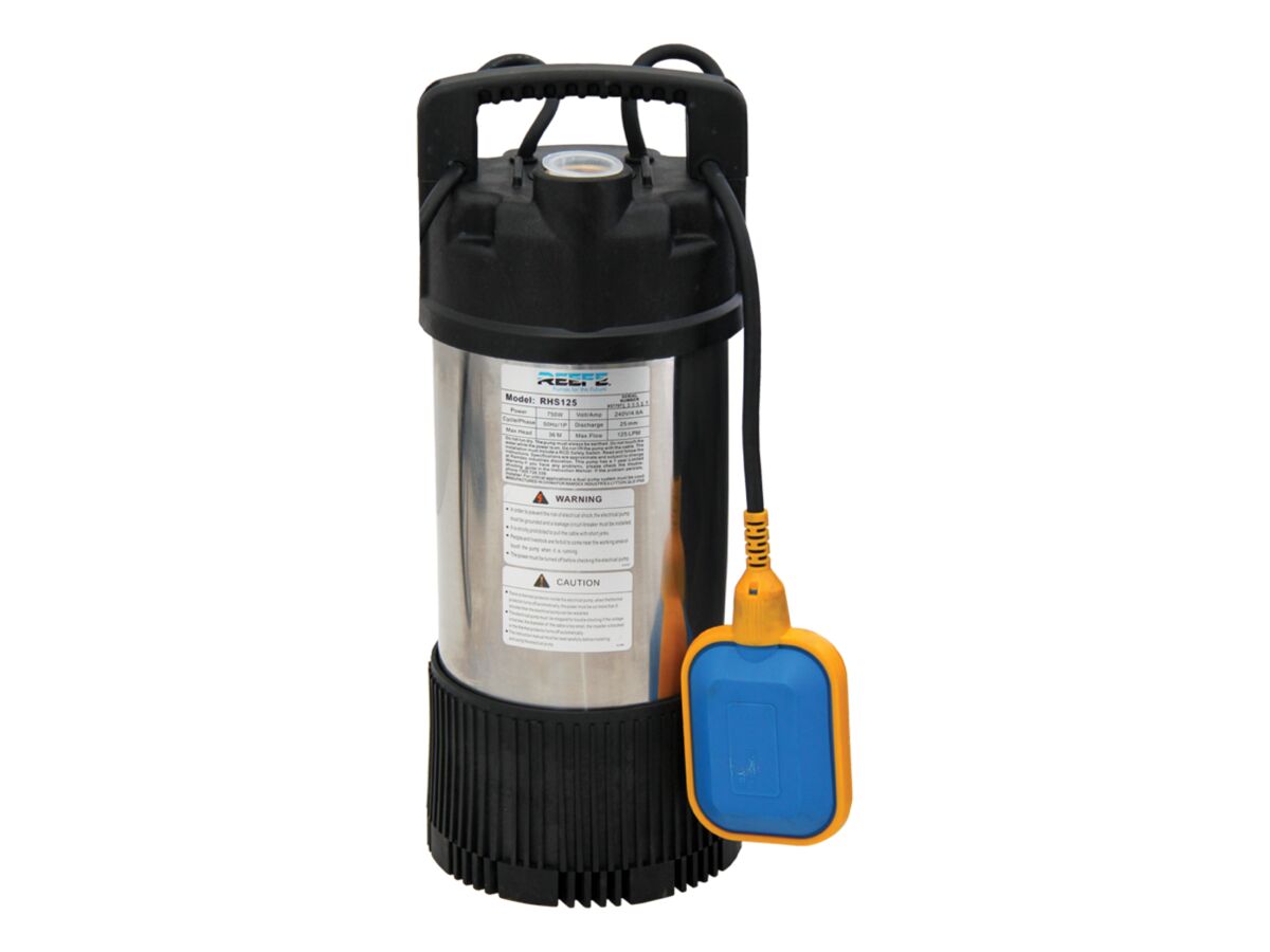 Reefe RHS125 Submersible Pressure Pump Only 125l/min from Reece