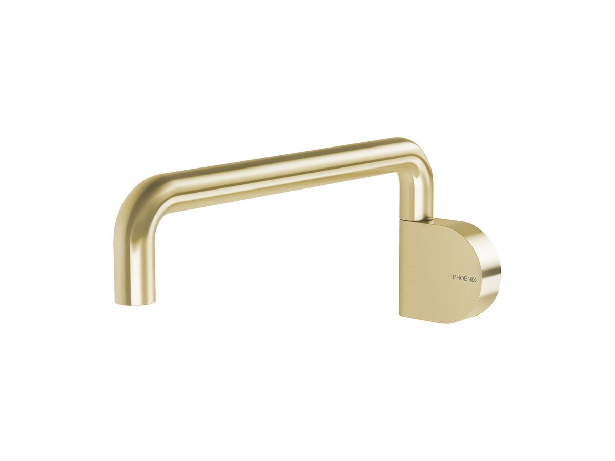 Phoenix Designer 230mm Swivel Bath Outlet Round Brushed Gold from Reece