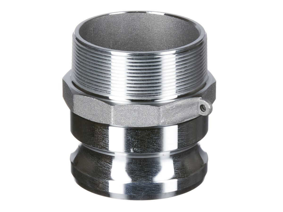 Aluminium Camlock (Type F) Male Camlock x Male BSP 80mm from Reece