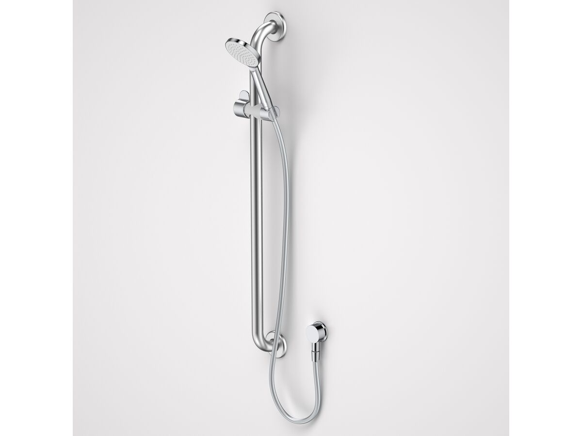 Caroma Care Support Shower Set 900 Rail Chrome (4 Star) from Reece
