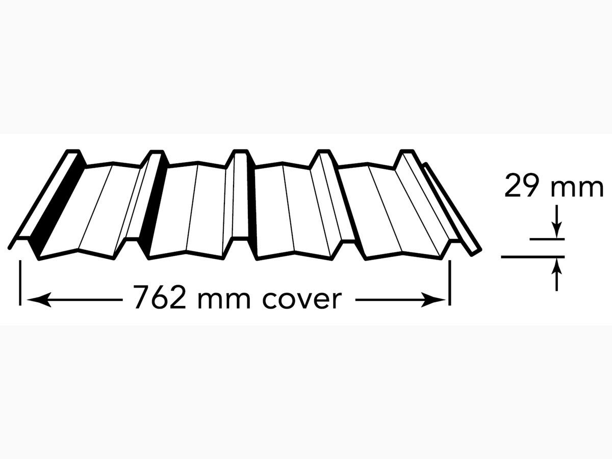 Trimdek .42 Ultra Per Square Metre Surfmist from Reece
