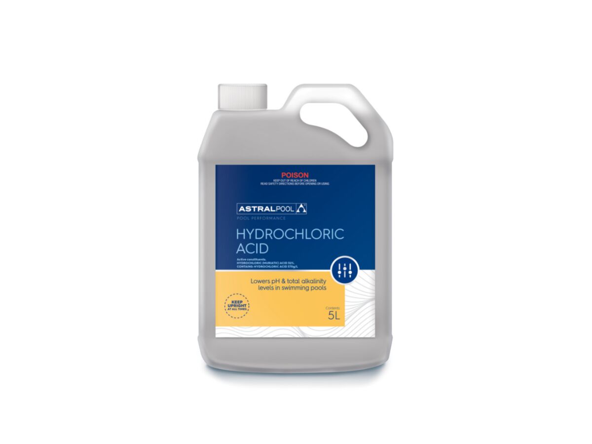Astralpool Hydrochloric Acid 5ltr from Reece