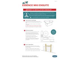 ADP Essence MKII 900mm Ensuite Vanity Unit Wall Hung 1 Door 3 Drawers ...