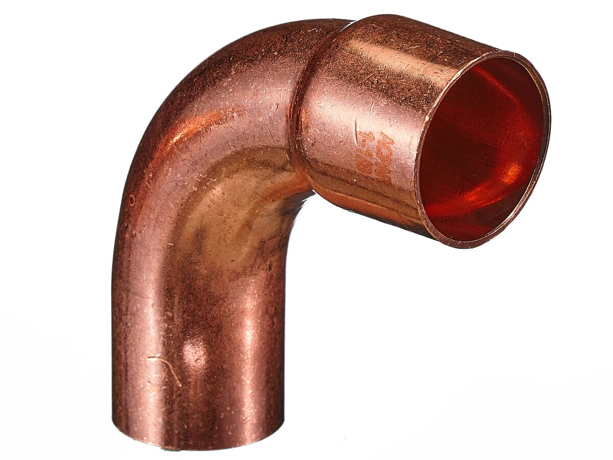 Ardent Copper Elbow 1 1/8" OD x 1 1/8" ID 90 Degree Bag of of 2 from Reece
