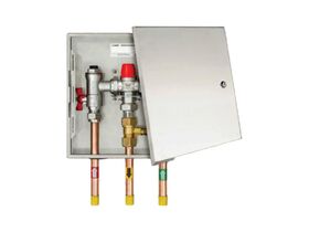Caleffi Thermostatic Mixing Valve with Stainless Steel Lock Box 15mm ...