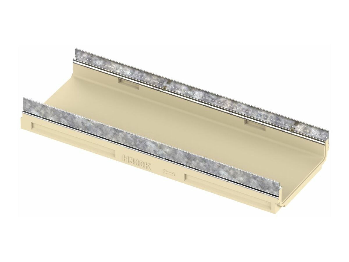 Aco H300KS Neutral Channel Stainless Steel 1mtr from Reece