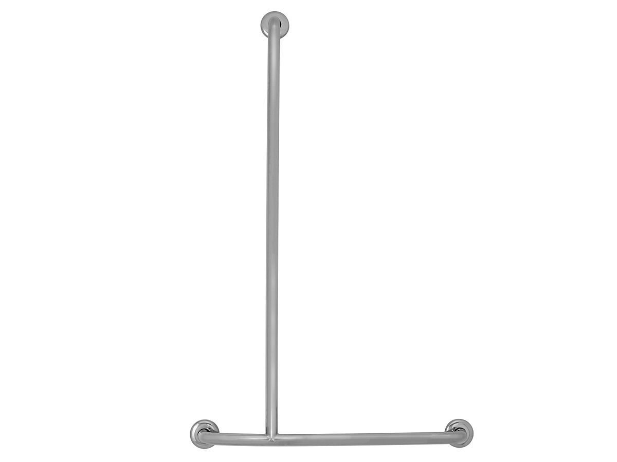 RBA Shower T Rail Left Hand Stainless Steel Polished from Reece
