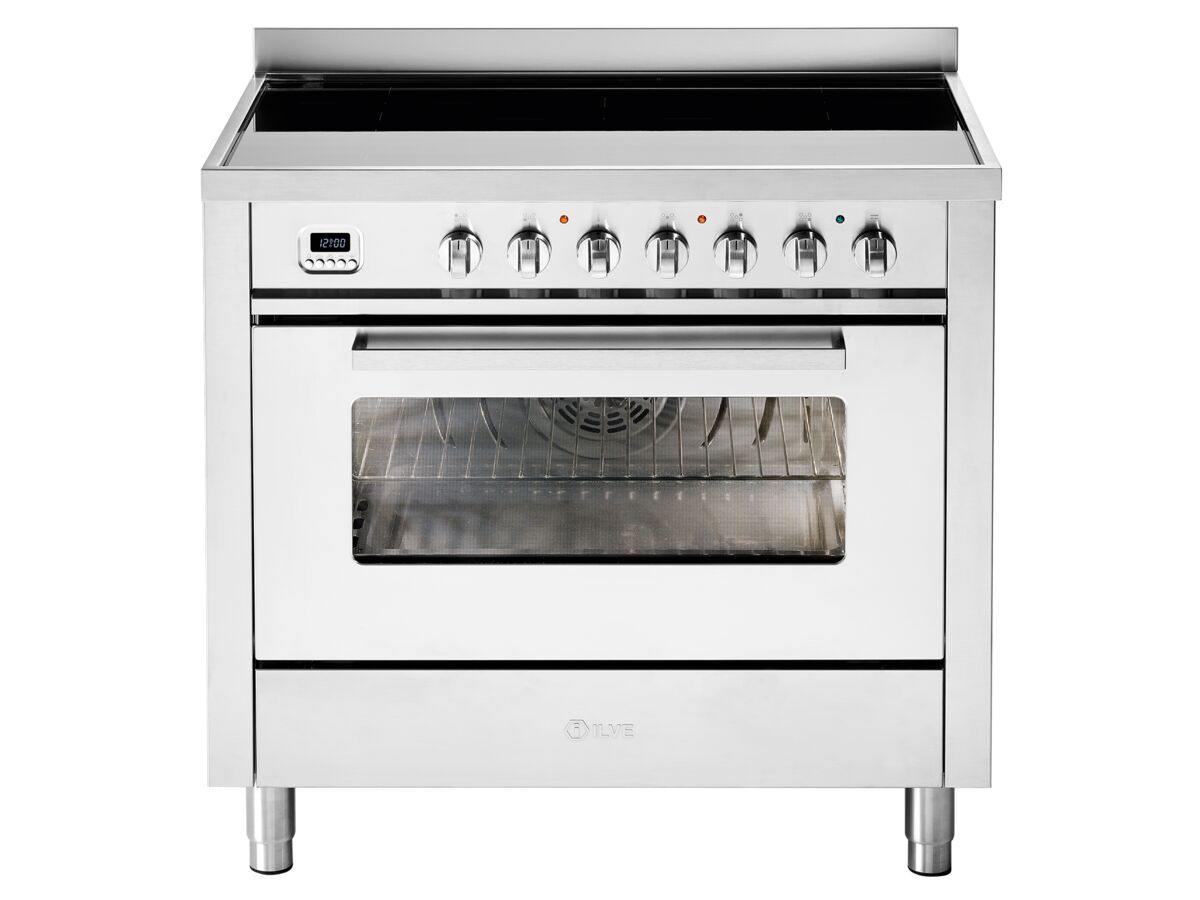 ILVE LBI09WMP/SS Pro-Line Freestanding Induction Electric Oven ...