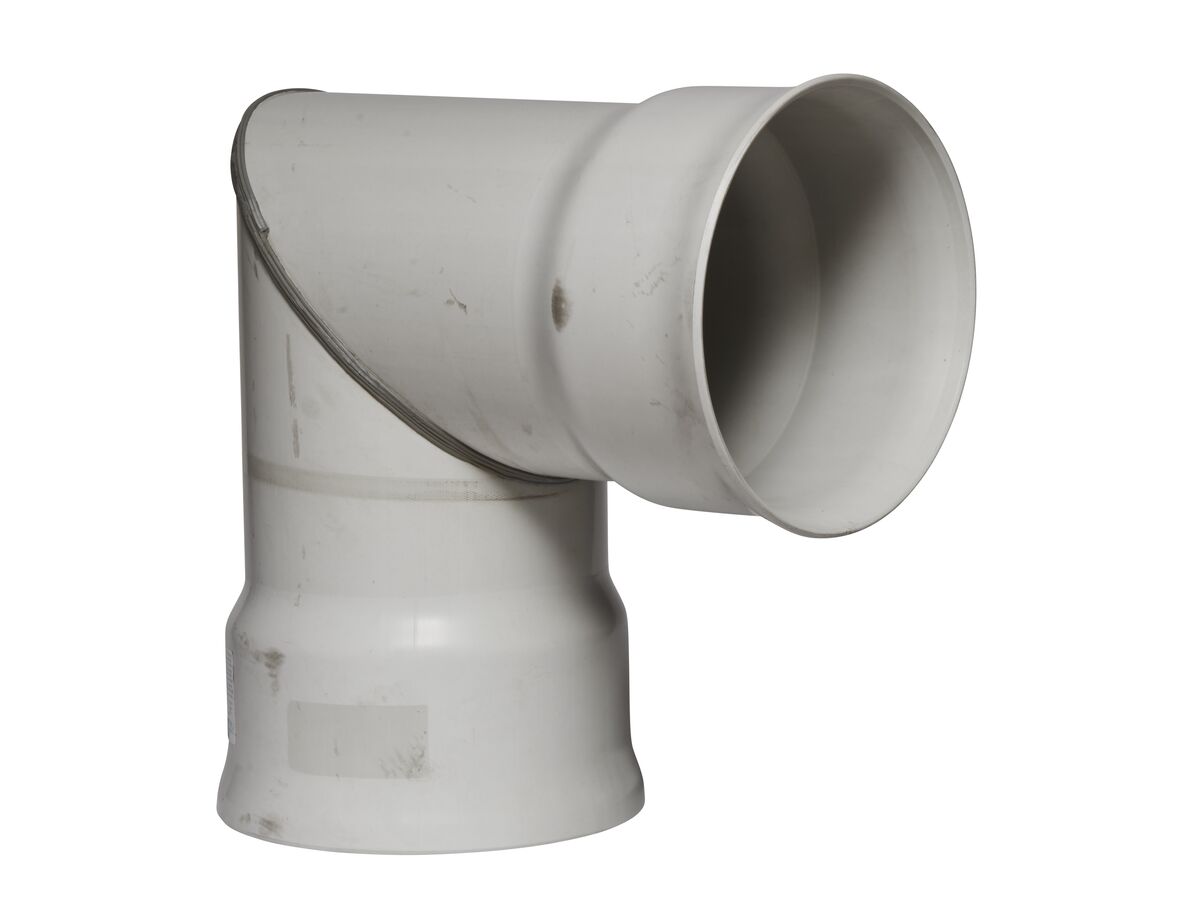 PVC Pro Elbow F&F 225mm x 90 Degree from Reece