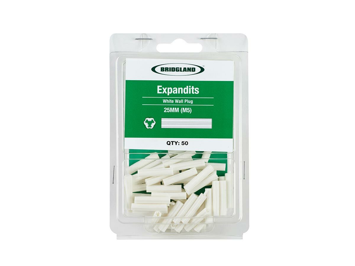 Bridgland Expandit White 5mm x 25mm (50) from Reece