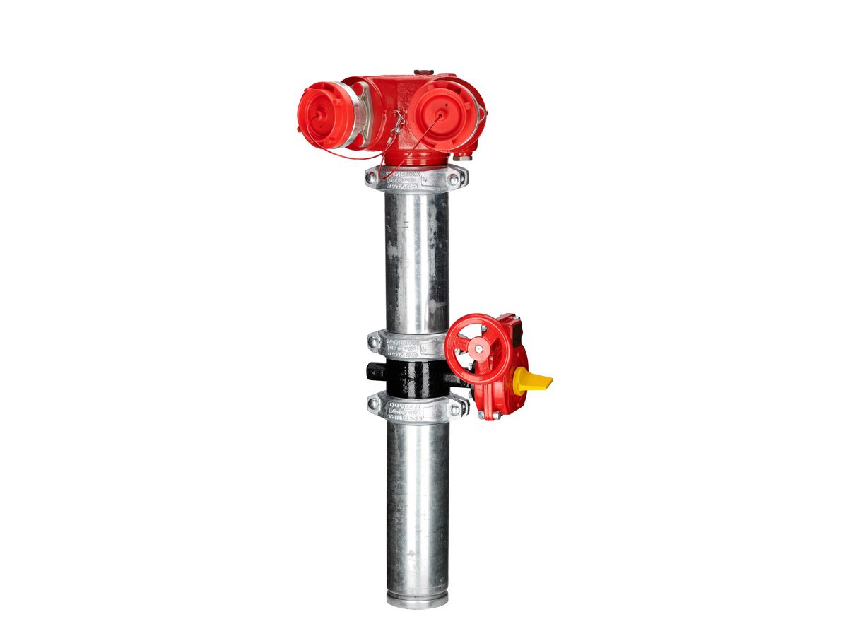 Dual Booster: Bottom Entry with Butterfly Valve & Riser Storz from Reece