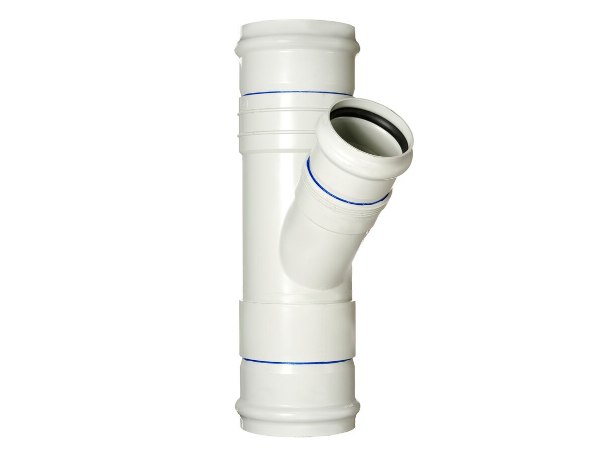 DWV Junction 150mm x 100mm x 45 Degree Female & Female RRJ (OB) from Reece