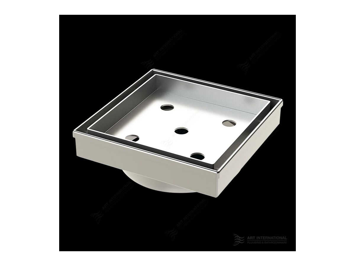 Tile Insert Floor Waste 100mm Stainless Steel 316 from Reece