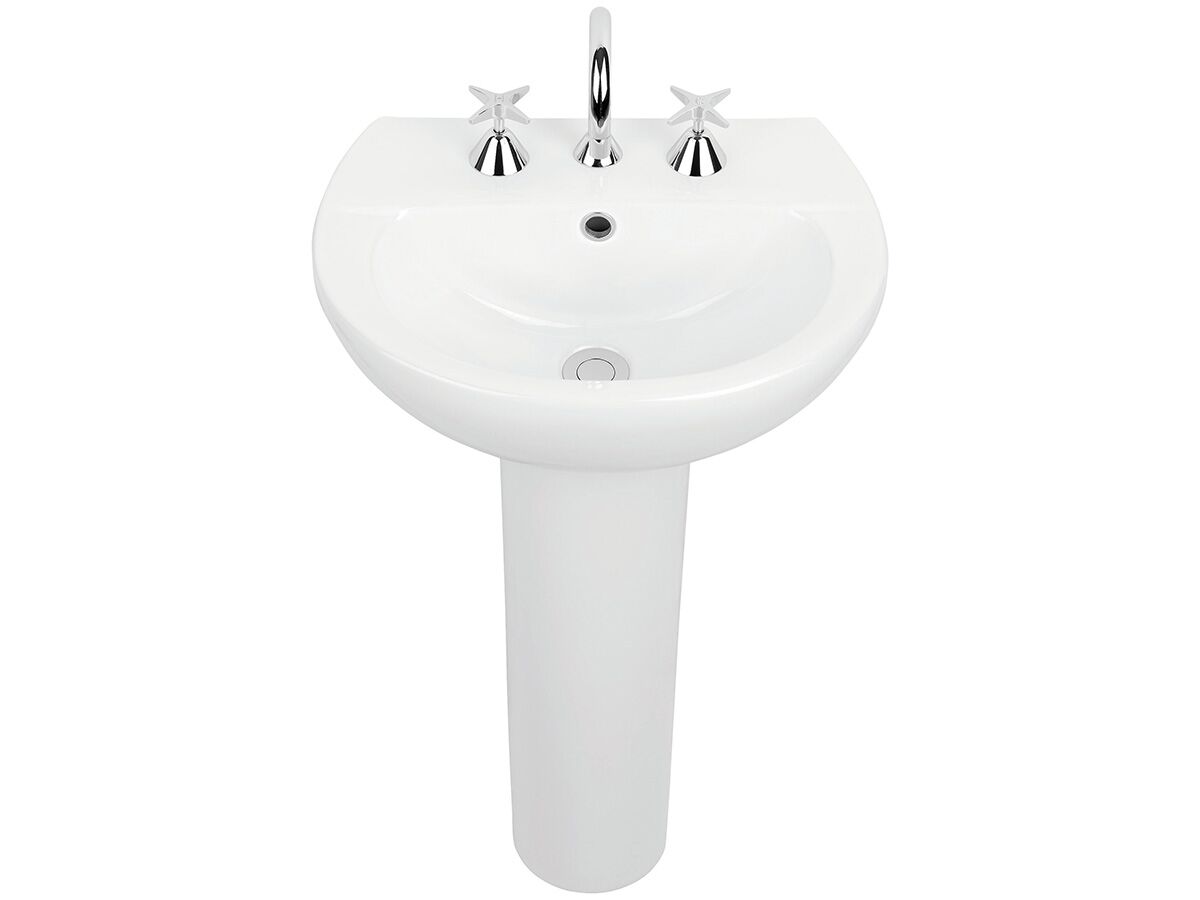 Stylus Venecia Pedestal White (Less Basin) from Reece