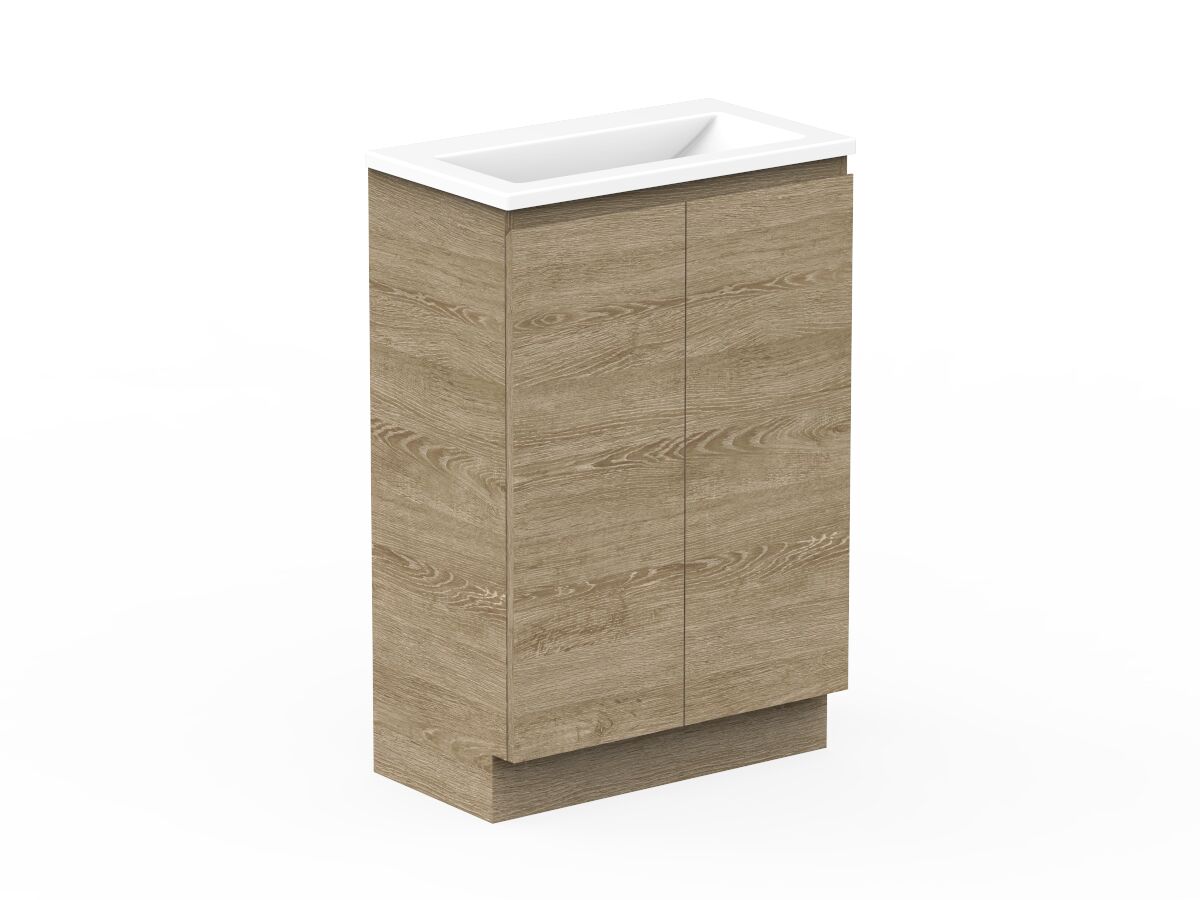 Posh Domaine 600mm Ensuite Floor Mount Vanity Unit Acrylic Top from Reece