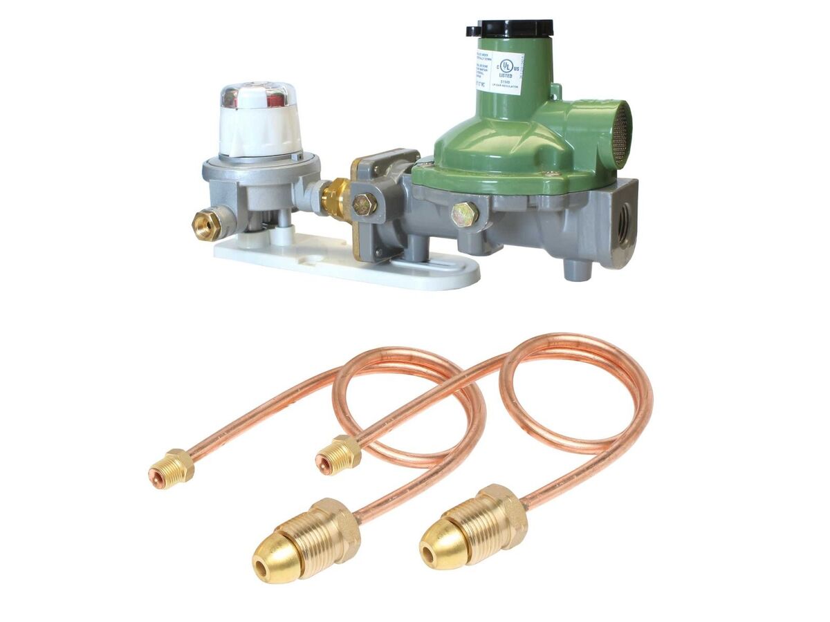 Cavagna 600mj Auto Changeover LPG Regulator with Install Kit from Reece