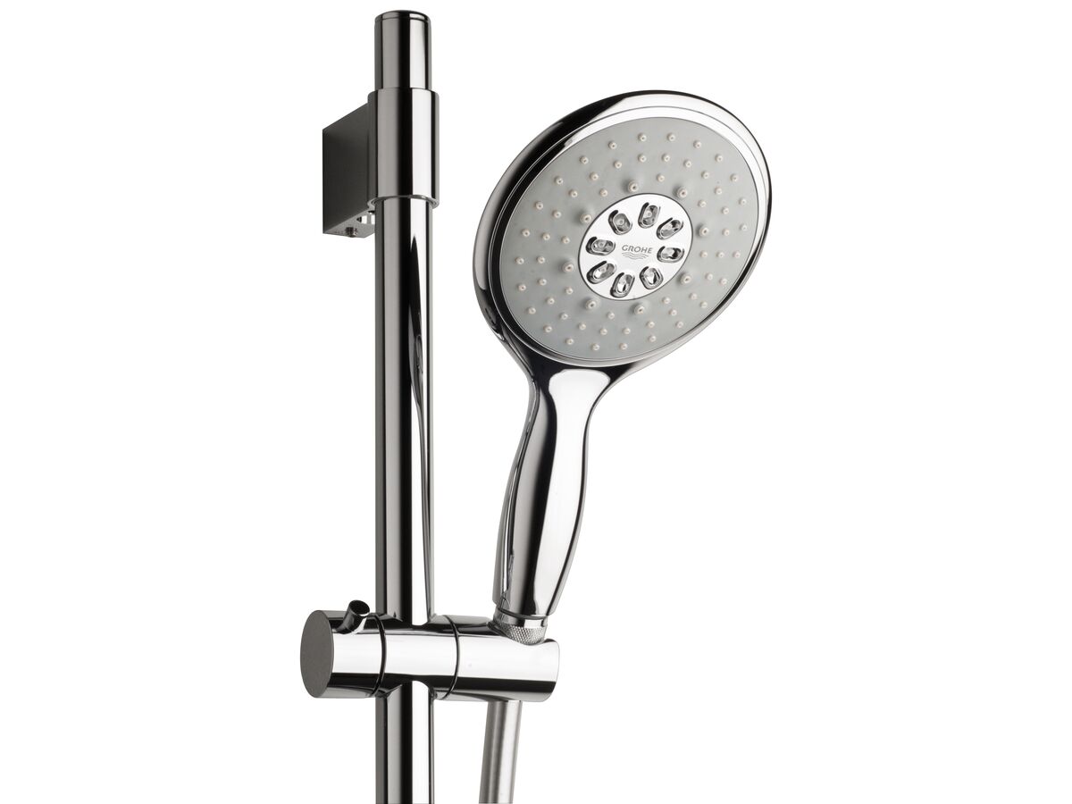 GROHE Power & Soul 4 Function Single Rail Shower 130mm with Wall Water ...