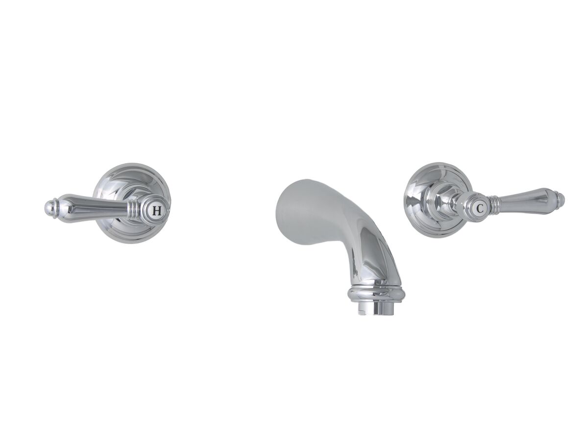 Nicolazzi Adore Wall Basin Set Chrome (4 Star) from Reece
