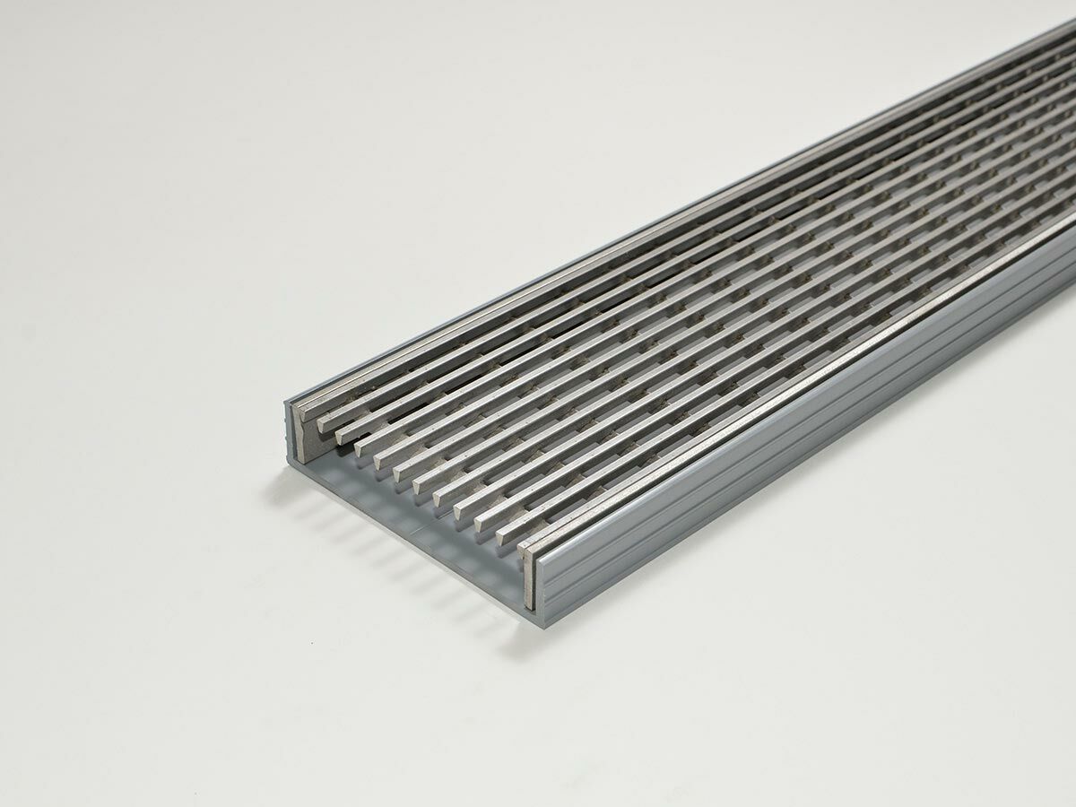 100TR Kit Grate/Channel/Fit PVC 20DP To 3000mm from Reece