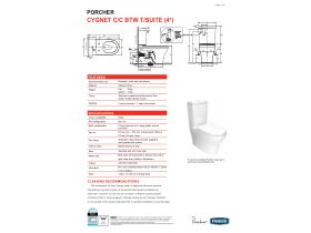 American Standard Cygnet NEW Back to Wall Close Coupled Square Bottom ...