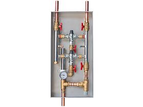 Emergency Combo Shower Mixing Valve Assembly 32mm 12 Litres per minute ...