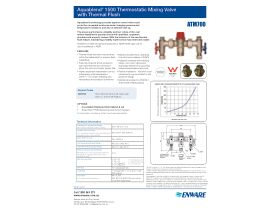 Aquablend 1500 Thermostatic Mixing Valve & Isolating Valves 15mm from Reece
