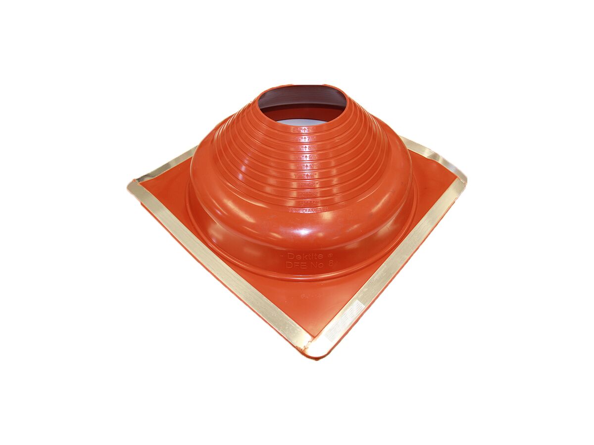 Dektite 170-355mm Red Silicone from Reece