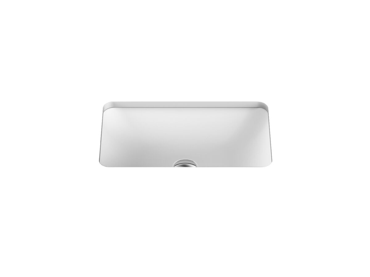 ADP Glory Under Counter/Inset Basin 550 x 360mm Gloss White from Reece