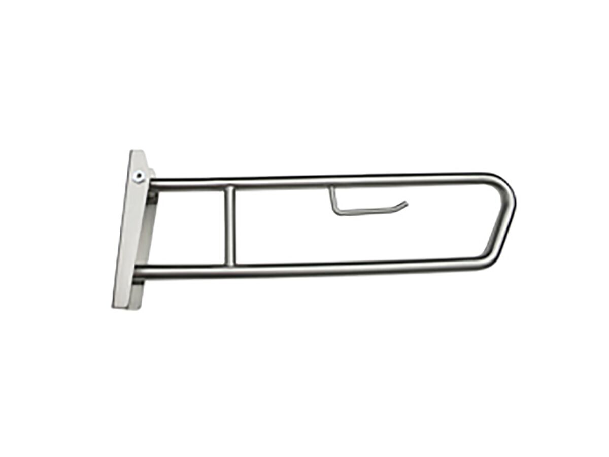Pull Down Grab Rail with Toilet Roll Holder MLR50TPH from Reece