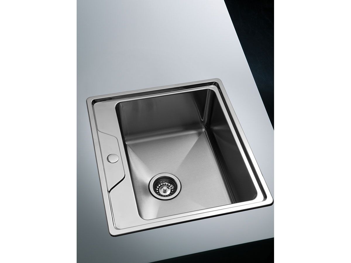 AFA Cubeline Inset Bar Sink 1 Taphole 542mm Stainless Steel from Reece