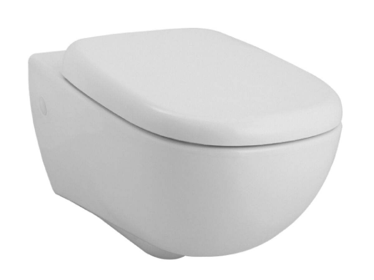 Ideal Standard Active Wall Hung Pan & Soft Close Seat 4.5/3 White (4 ...