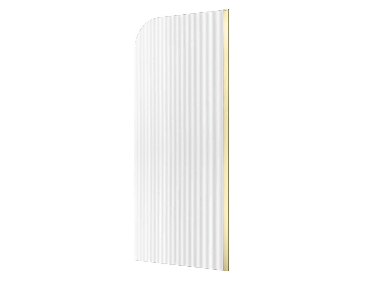Kado Lux Frameless Curved Right Fluted Panel with Wall Channel 900mm ...