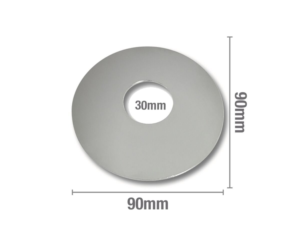 Tilers Boo Boo Cover Plate 90mm x 30mm from Reece