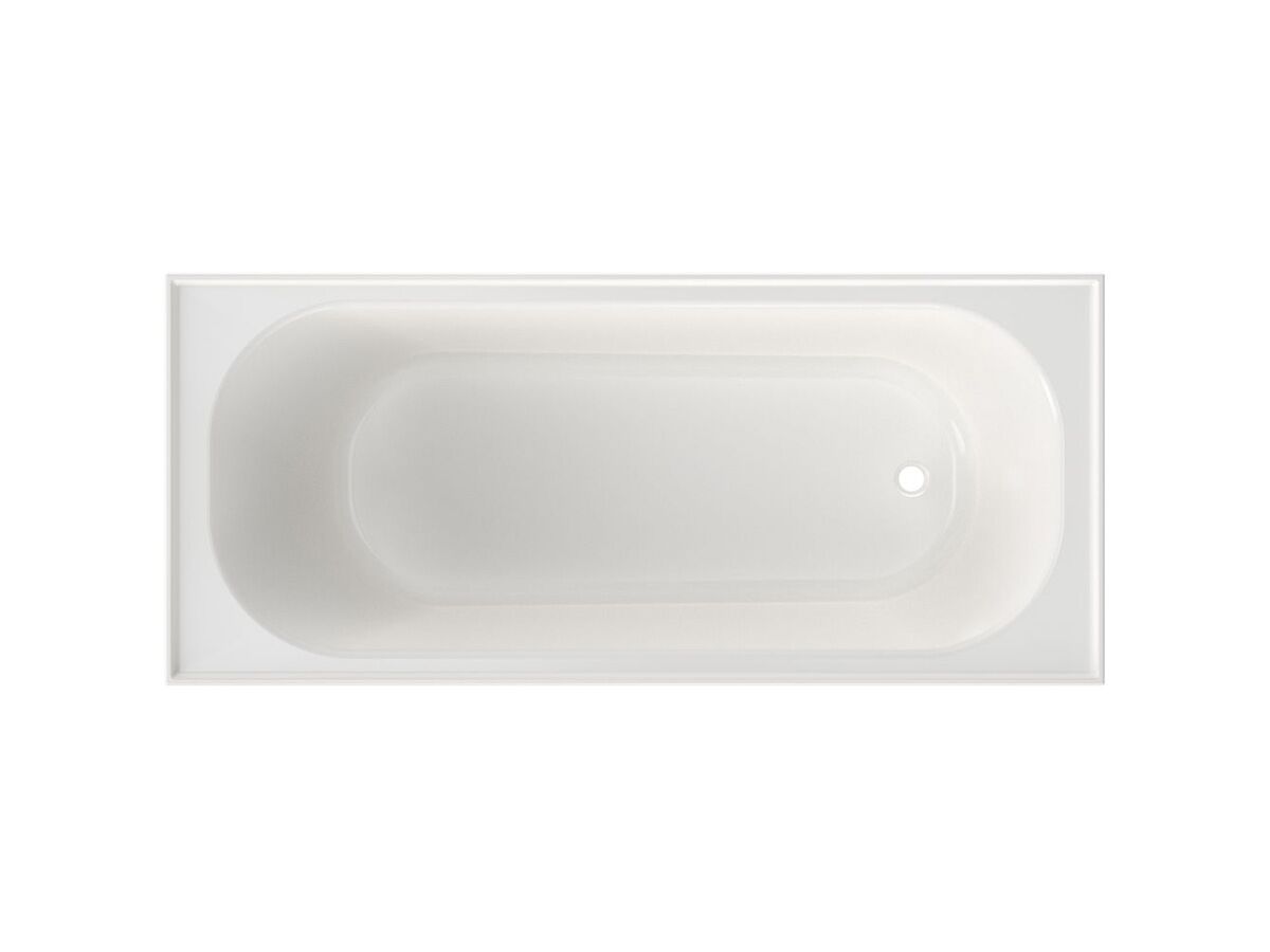 Clark Round Bath No Overflow 1675mm White from Reece