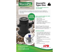 APD StormPit Type 1 sump from Reece