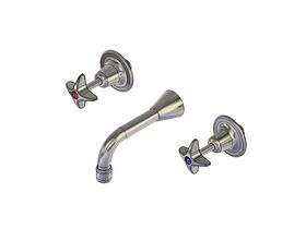 Enware Vandal Proof Bath Set Capstan Handle Chrome (3 Star) from Reece